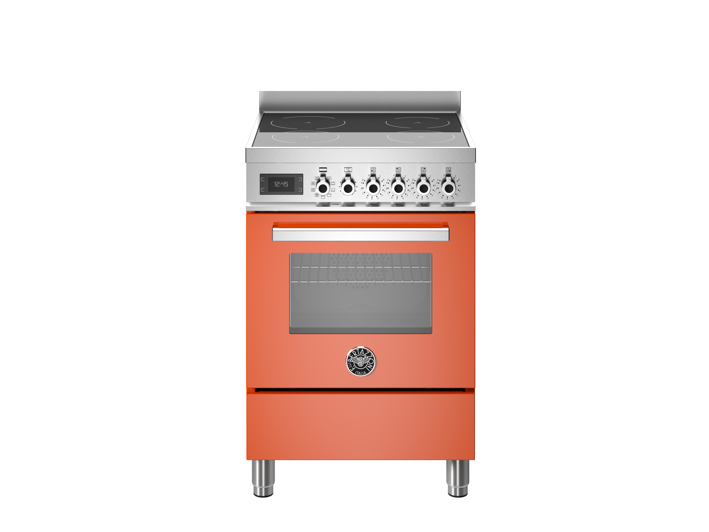 Electric oven with induction cooktop store